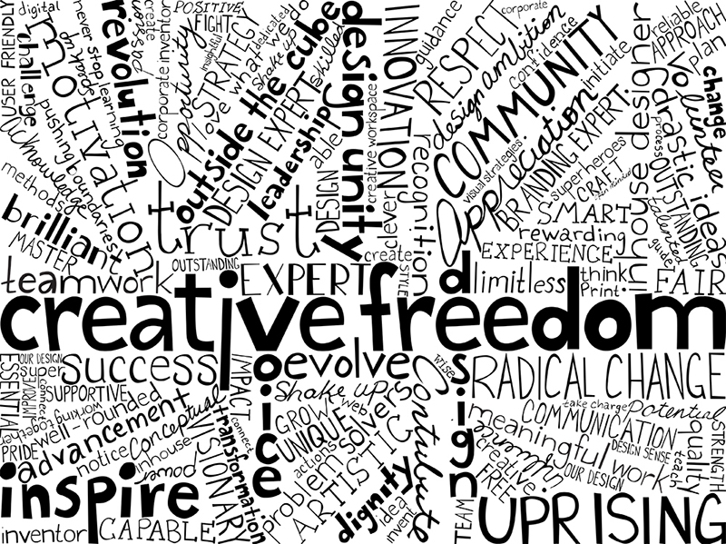 Creative Freedom, a nightmare for our society? – La Case d'Anna